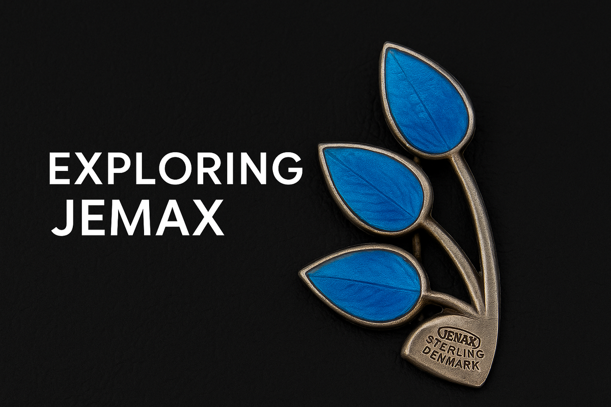 控えめなラインに込められた美 — JEMAX のデンマークヴィンテージブローチ – defsilver