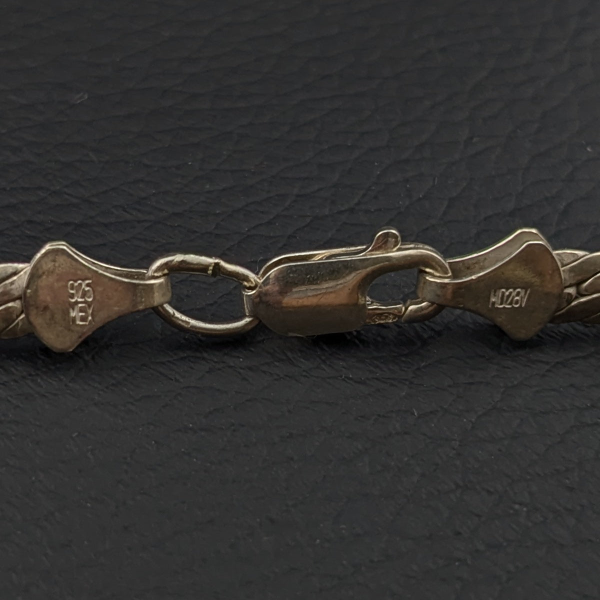 ヴィンテージ メキシカンンシルバー925 ヘリンボーンチェーン ロングネックレス 24.6g – defsilver