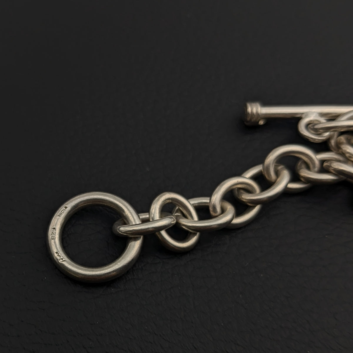 ヴィンテージ インディアンシルバー925 ケーブルチェーン ブレスレット29.9g – defsilver