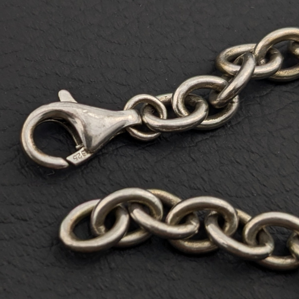 ヴィンテージ シルバー925 ケーブルチェーン ブレスレット12.5g – defsilver