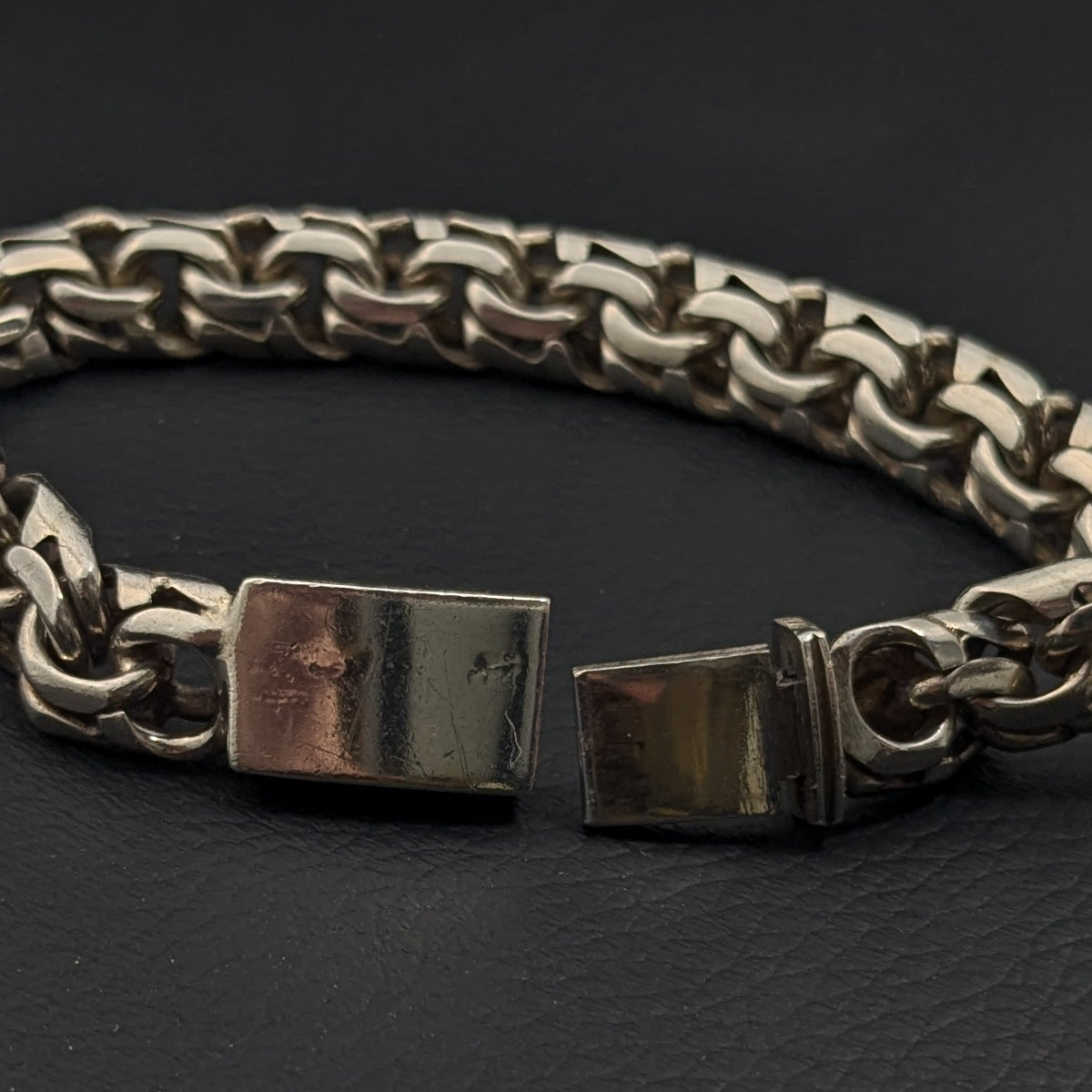ヴィンテージ メキシカンシルバー925 70's イーグルマーク ブレスレット 34g – defsilver