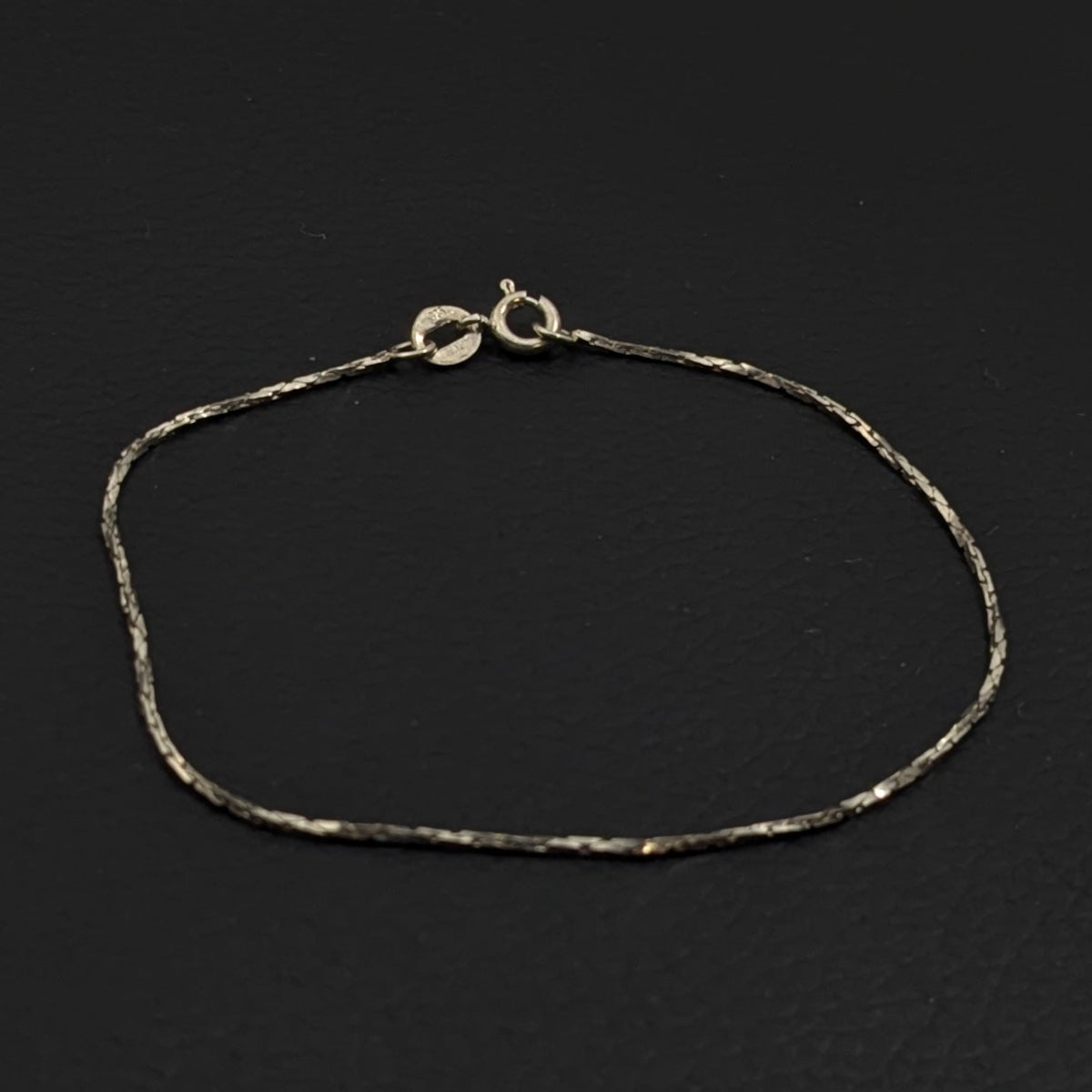 ヴィンテージ イタリアンシルバー925ブレスレット0.9g – defsilver
